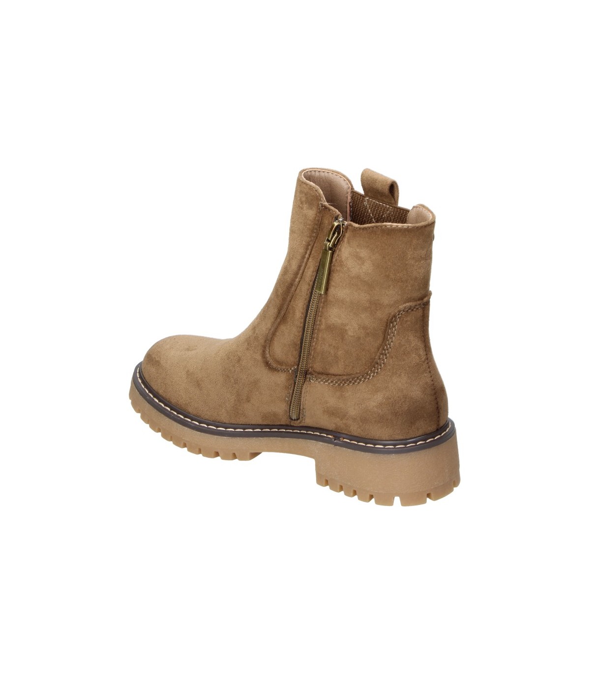 Botines para mujer REFRESH 173027 color taupe en Megacalzado