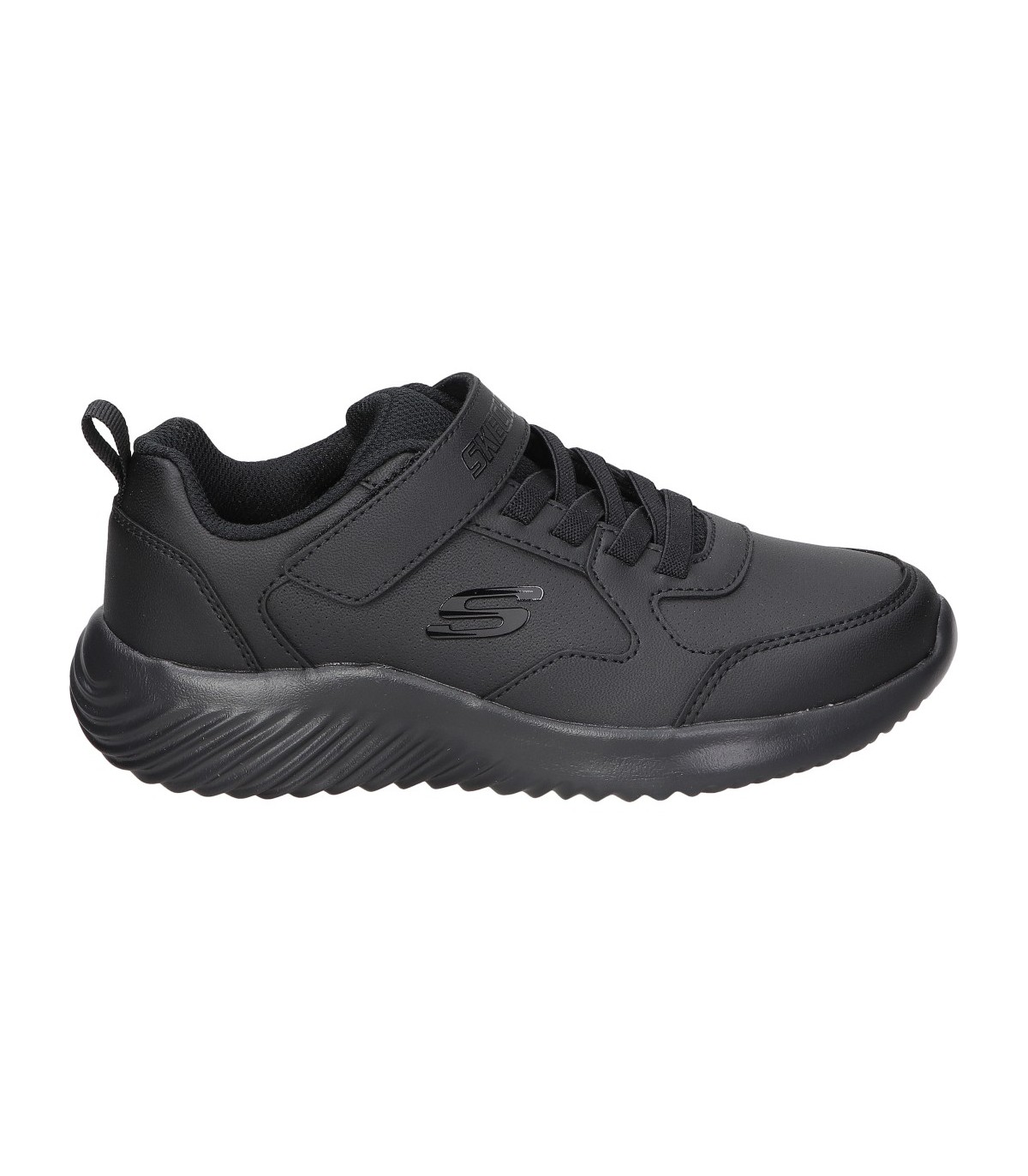Skechers 405626L-BBK: Cómodas Zapatillas Negras Niño | Megacalzado