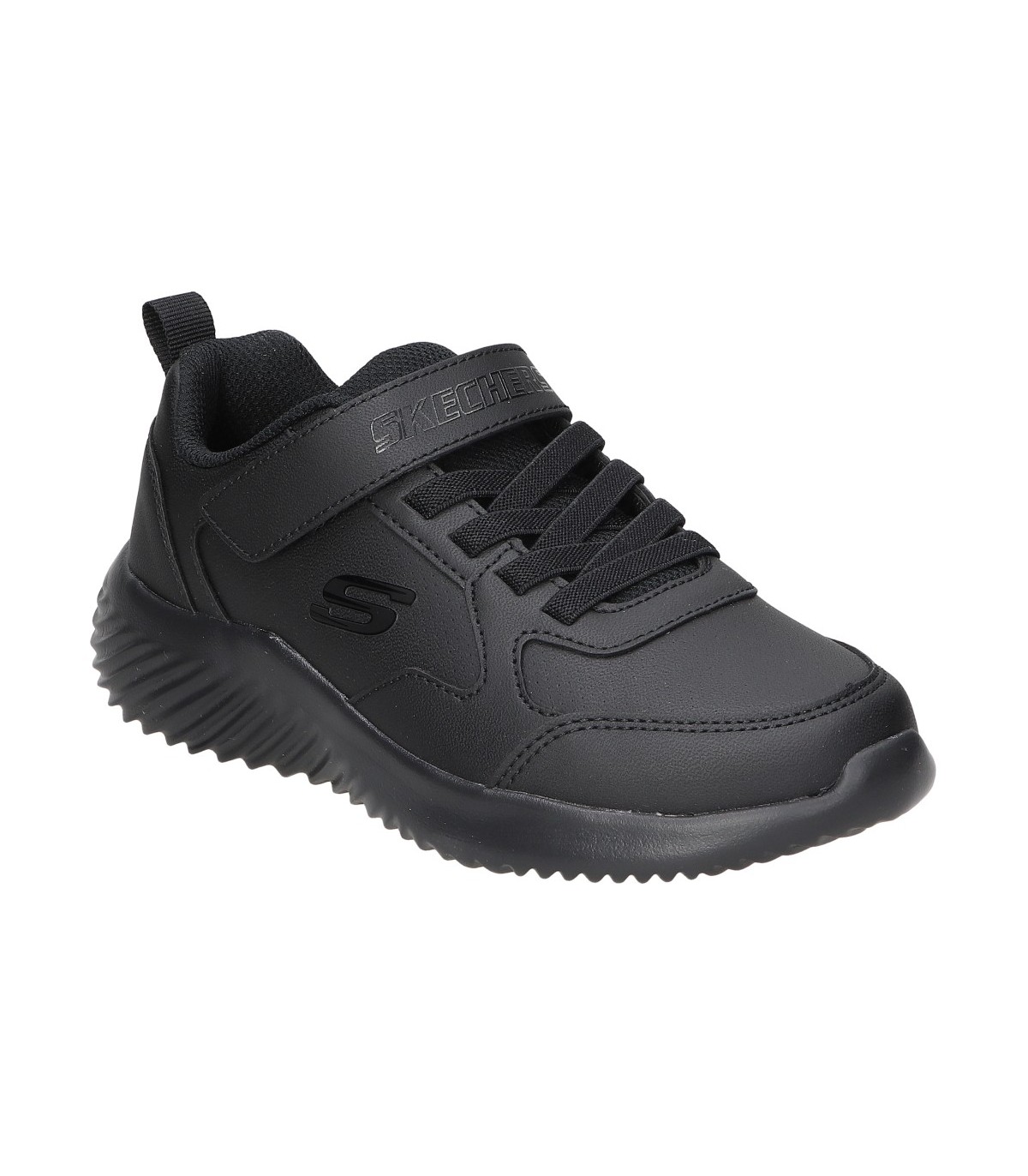 Skechers 405626L-BBK: Cómodas Zapatillas Negras Niño | Megacalzado
